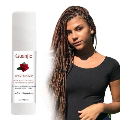 China Customize Bottle Rosewater Frizz Spray For Moisturizing And Split Hair Care Treatment for sale