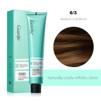 China Professional Salon Hair Color Cream in Medium Gold Blond Shade with Organic Formula for sale