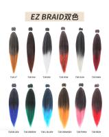 China Material Ombre Crochet Braiding Hair Expression Pre Stretched Hair With 100g Weight for sale
