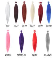 China Material Ombre Crochet Braiding Hair Expression Pre Stretched Hair With 100g Weight for sale
