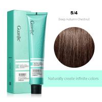 China Professional Salon Deep Autumn Chestnut Hair Color Cream with Low Ammonia Powder Form for sale