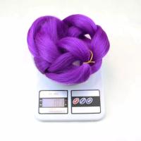 China 24 Inch Synthetic Crochet Braid Pre Stretched Braiding Hair Colorful for sale