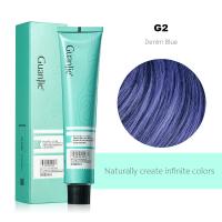 China Experience G2 Denim Blue 56 Colors Glitter Permanent Nourishing Organic Hair Color Design Cream Chart Hair Dye for sale