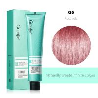 China G5 Cream Hair Dye in Rose Gold Color Salon Specification for Vibrant Hair Color Change for sale