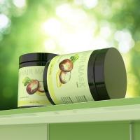 China Natural Shea Butter Oil Organic Hair Mask for Moisturizing and Repairing Damaged Hair for sale