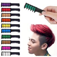 China Kids Safe Hair Chalk Comb Set Washable Hair Dye Chalk for Temporary Hair Color Salon for sale
