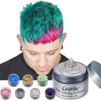 China Multi Colors Salon Semi Permanent Hair Color Wax 120g for sale
