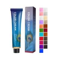 China 43 Glitter Organic Permanent Hair Color Cream Nourishing Formula for sale