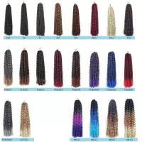 China Synthetic Crochet Braid Hair Extensions Long Stretched Expression Braiding Hair for sale