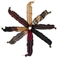 China Synthetic Crochet Braids Hair Extensions In Solid And Ombre Colors For Black Women for sale