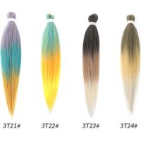 China 100g Synthetic Jumbo Braiding Hair For Black Women Bomb Twist Crochet Hair Extensions for sale