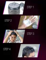 China 9 Colors Elastic Styling Hair Wax For Man And Woman Temporary Hair Color Wax for sale