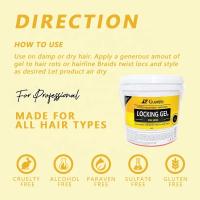 China Instant Edge Control Hold Styling Braiding Gel Private Label Organic Hair Styling Gel for sale