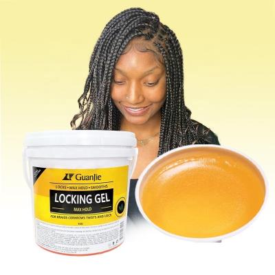 China Suitable For Hair Extra Hold Custom Edge Control Wax for African Hair Braiding 64oz for sale