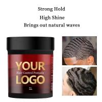 China Non-Greasy Hair Styling Edge Control Pomade Strong Hold Water Based Hair Wax for Men for sale