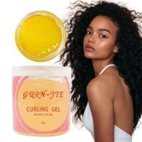 China 16oz Organic Curl Hair Gel Enhancers for Defining Moisture and Curls Medium Hold for sale
