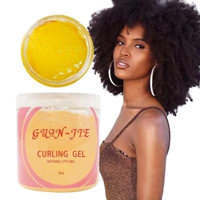 China Transparent Customizable Gel for Wavy Curly and Coily Hair Styling Frizz Prevention for sale