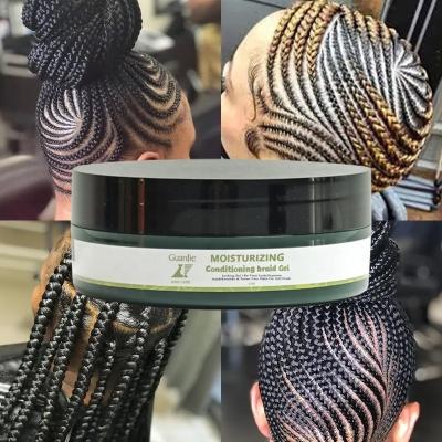 China Curly Hair Extra Hold Braid Hair Gel Twisting Smooth Edges Styling Effect Shine/Gloss for sale