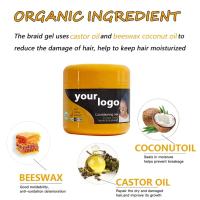 China Extra Hold Private Label Twist Loc Gel Custom Braid Gel Jam For Neat And Shiny Braids for sale