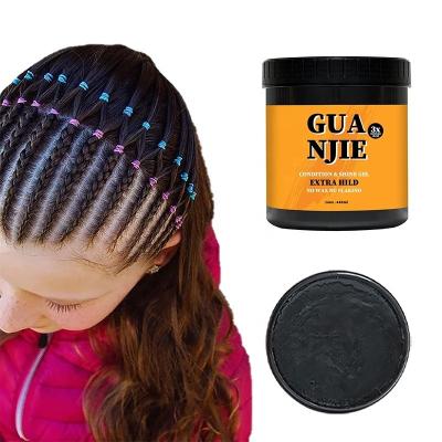 China Strong Hold Hair Braiding Gel for Twist Cornrow Braid and Locs Taming Frizz Private Label for sale