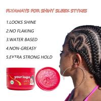 China 8oz Extra Hold Shining Hair Gel for All Hair Types Twisting Smooth and Conditioning for sale