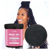 China Organic Strong Hold Gel for Unisex Braids Loc Twists and Waves Extra Hold Transparent for sale