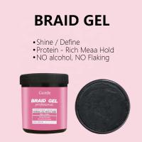 China Organic Strong Hold Gel for Unisex Braids Loc Twists and Waves Extra Hold Transparent for sale