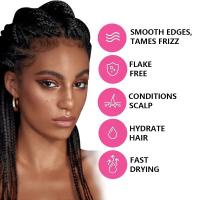 China Organic Strong Hold Gel for Unisex Braids Loc Twists and Waves Extra Hold Transparent for sale