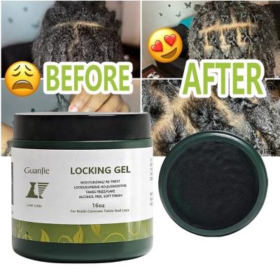 China Braiding All Day Lock Braid Jam Extra Hold Private Label Twist Loc Gel for Curly Hair for sale
