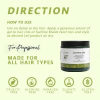 China Transparent customize 16 oz Hair Styling Gel for Private Label Loc and Twist for sale
