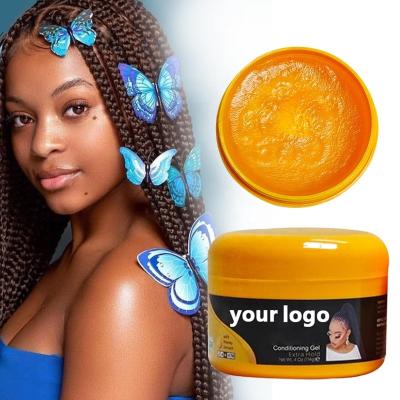 China Custom Logo 24 Hour Extra Strong Hold Hair Styling Wax for 4C Hair Waterproof and Tailored for sale