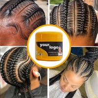 China Private Label Hair Styling Neat Braid Conditioning Pomade Shine Jam Magic Fingers Hair Gel for sale