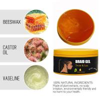China 200g Private Label Honey Bee Strong Hold Hair Wax Styling Shine Jam for Women's Beauty for sale