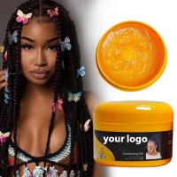 China Customizable Hair Gel Extra Hold Edge Control Leave-On Conditioning Gel for Shiny Hair for sale