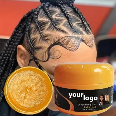 China 100ml 4oz Hair Styling Edge control Gel for HAIR shine jam gel Cera para el cabello for sale