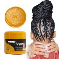 China Private Label 16oz Hair Shine Jam Conditioning Gel Suitable For Hair Strong Hold for sale