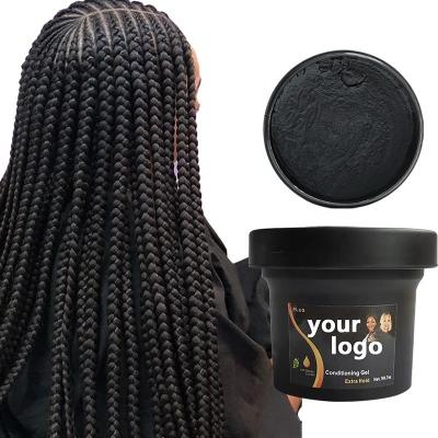 China 7oz Braiding Gel and Edge Control Conditioning Gel for Unisex Strong Hair Styling Hold for sale
