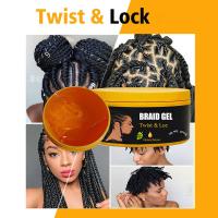 China RINSE-OFF 16oz Salon Size Strong Hold Wax Hair Edge Control Gel for Smooth Hair Styling for sale