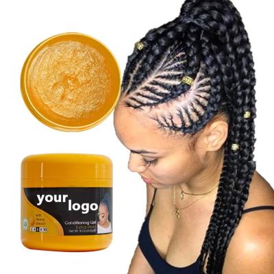 China Extra Hold Smooth Edge Control Braid Gel with Salon Hair Color and Conditioning Gel for sale