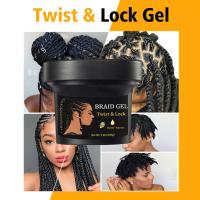 China Strong Hold Alcohol-Free Gel for 4C Hair Styling Twist Loc Braid Tresse Private Label for sale