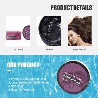 China Private Label Organic Hair Styling Wax Strong Hold and Texturizing from GMPC Vendor for sale