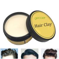 China Strong Hold Natural Look Matte Texture Hair Paste Hair Mud for Men Stock 100g Volume for sale
