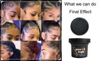China Olive Oil Extract Shine Jam Hair Styling Wax Pomade Edge Control for Women Medium Hold for sale