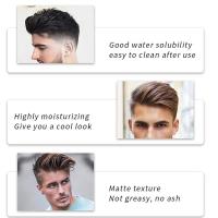China Beard Suitable Hair Modeling Mud for Men High Hold Low Shine Natural Look Silicone-Free for sale