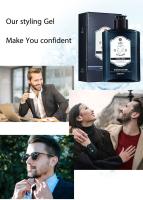 China Arrivals 48 Hours Strong Hold Hair Gel for Men Unisex Hair Dying OEM ODM Private Label for sale