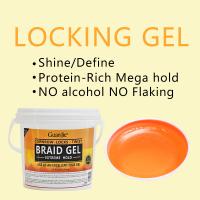 China Non Greasy Loc N Thick Clear Braiding Jam Hair Gel and Edge Control Super Strong Hold for sale
