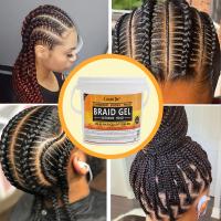China Non Greasy Loc N Thick Clear Braiding Jam Hair Gel And Edge Control Super Strong Hold for sale