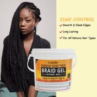 China Non Greasy Loc N Thick Clear Braiding Jam Hair Gel And Edge Control Super Strong Hold for sale