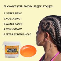 China Non Greasy Loc N Thick Clear Braiding Jam Hair Gel and Edge Control Super Strong Hold for sale