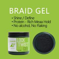 China Braid Gel Long lasting Edge Control Hair Gel 16oz Organic Nourishing Styling Firming Braiding Extra Hold Locking Gel for sale